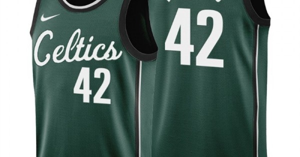 Men's Boston Celtics #42 Al Horford 2022/23 Green City Edition Stitched ...